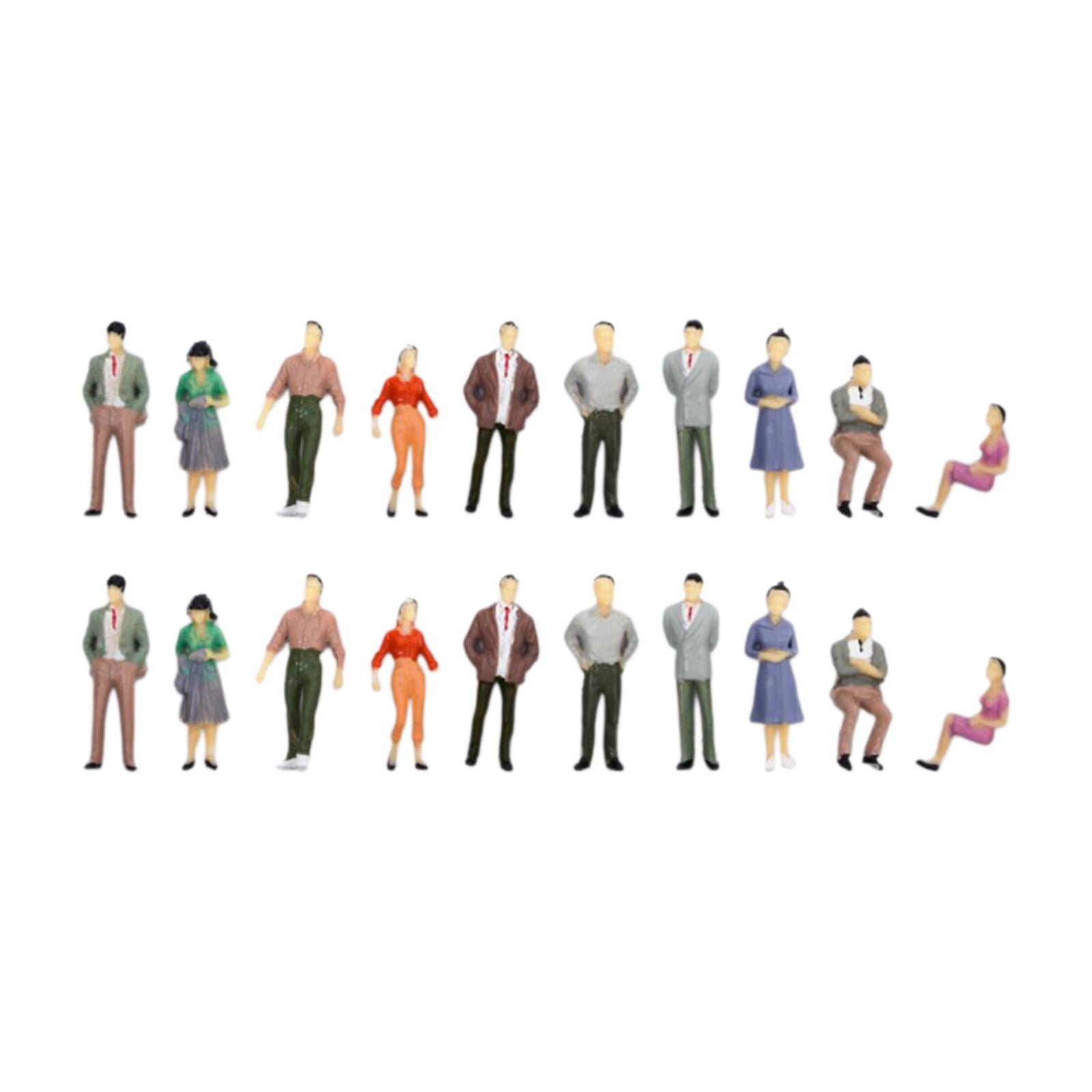 Mini Railroad Figure Street Scene Scenery Movie Props Train Track ...