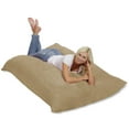 Chill Sack Bean Bag Pillow, Memory Foam Lounger with Microsuede Cover ...