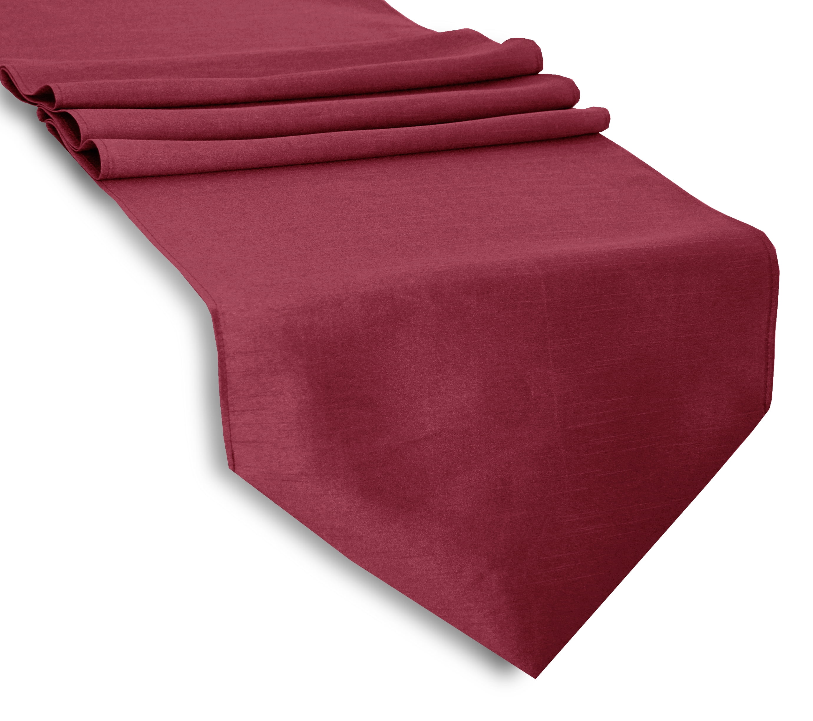 Aiking Home (Pack of 2)13"x 90" -Solid & Unlined Classic Faux Silk ...