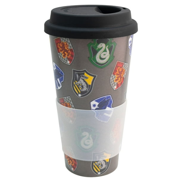 Vaso para Café Reusable de Polipropileno, Harry Potter Escudos Hogwarts ...