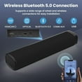 Dammyty Sound Bar for TV, Bluetooth 5.0 Soundbar with Subwoofer, 3D ...