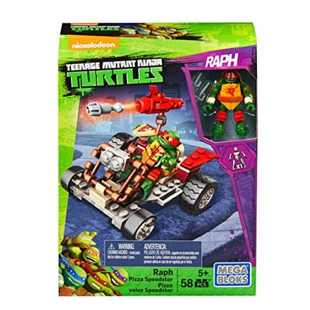 Mega Bloks Teenage Mutant Ninja Turtles Ninja Racers, Raphael Pizza ...