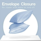 MR&HM Satin Pillowcase Pack of 2, Silky for Hair & Skin, 20x30, Light ...