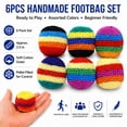 6PCS Hand-Made Knitted Footbag Sack – 2026 Upgraded Assorted Crochet ...