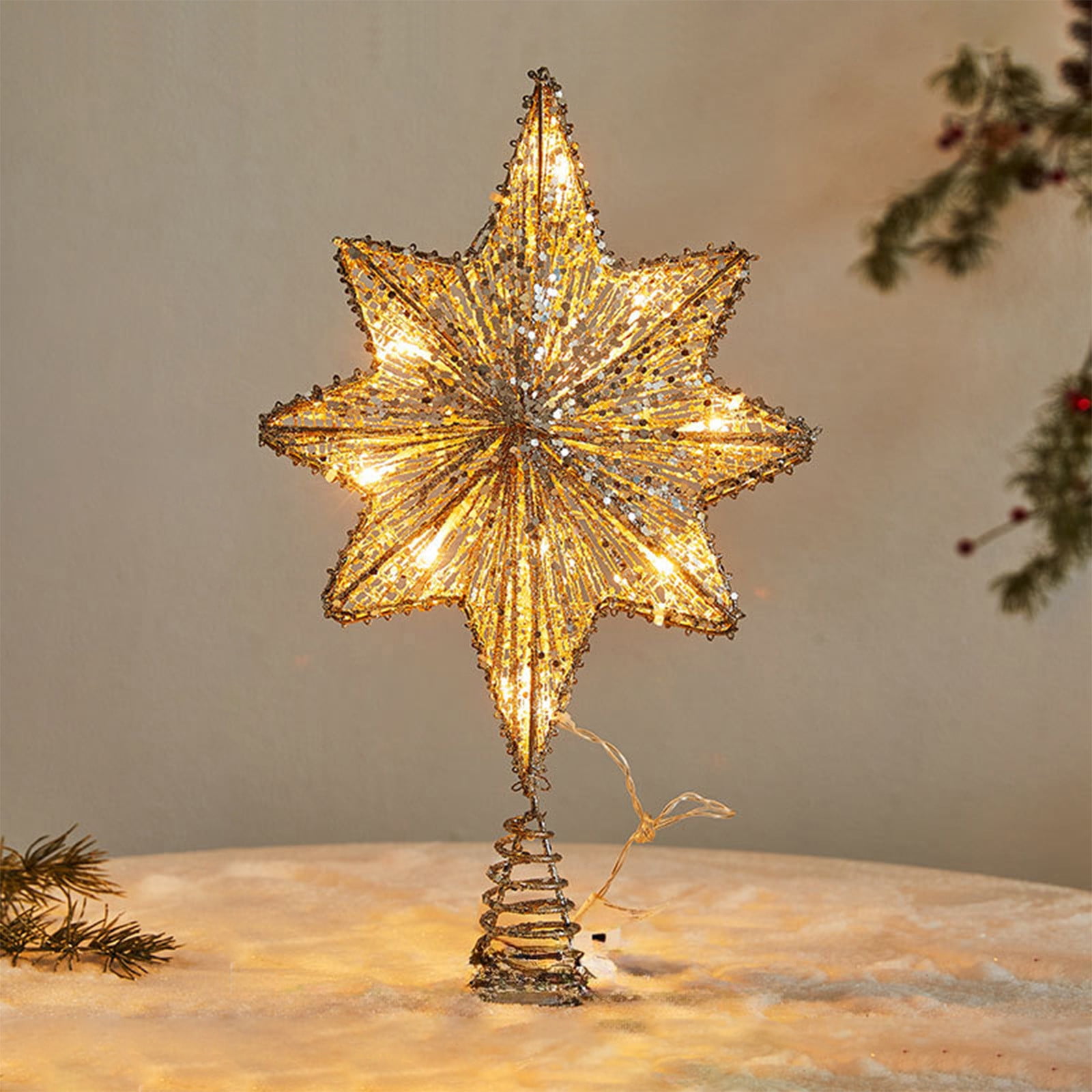 Click here for Eqwljwe Christmas Tree Top Star christmas Tree Sta... prices
