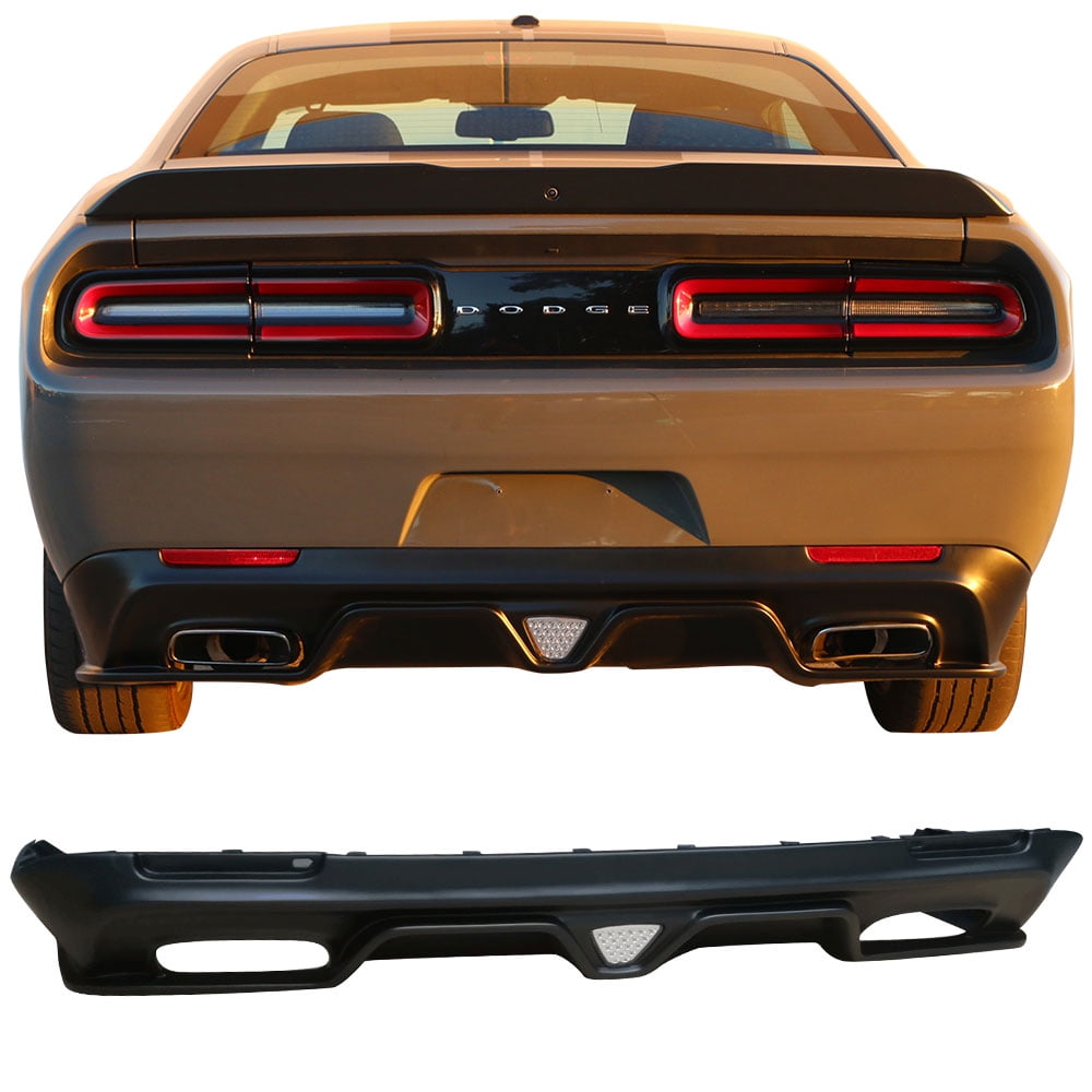 Ikon Motorsports Compatible with 15-23 Challenger SXT Style Rear Bumper ...