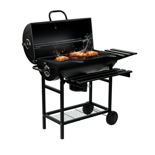 Asador de Carbón AVERA tipo Barril 70 cm ACB02/Acero Inoxidable ...