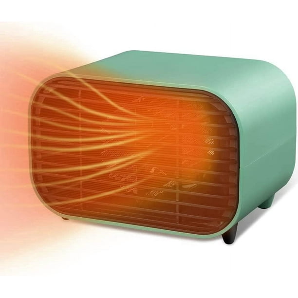 Potente mini calefactor, calefactor de sobremesa para el hogar con ...