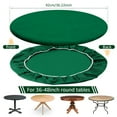 Relax love 36.2" x 36.2" Round Felt Elastic Poker Tablecloth - Walmart.com