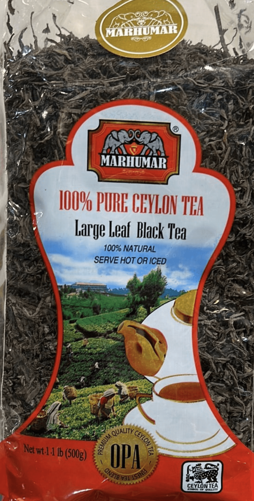 MARHUMAR BLACK TEA %100 PURE CEYLON TEA 500g - Walmart.com