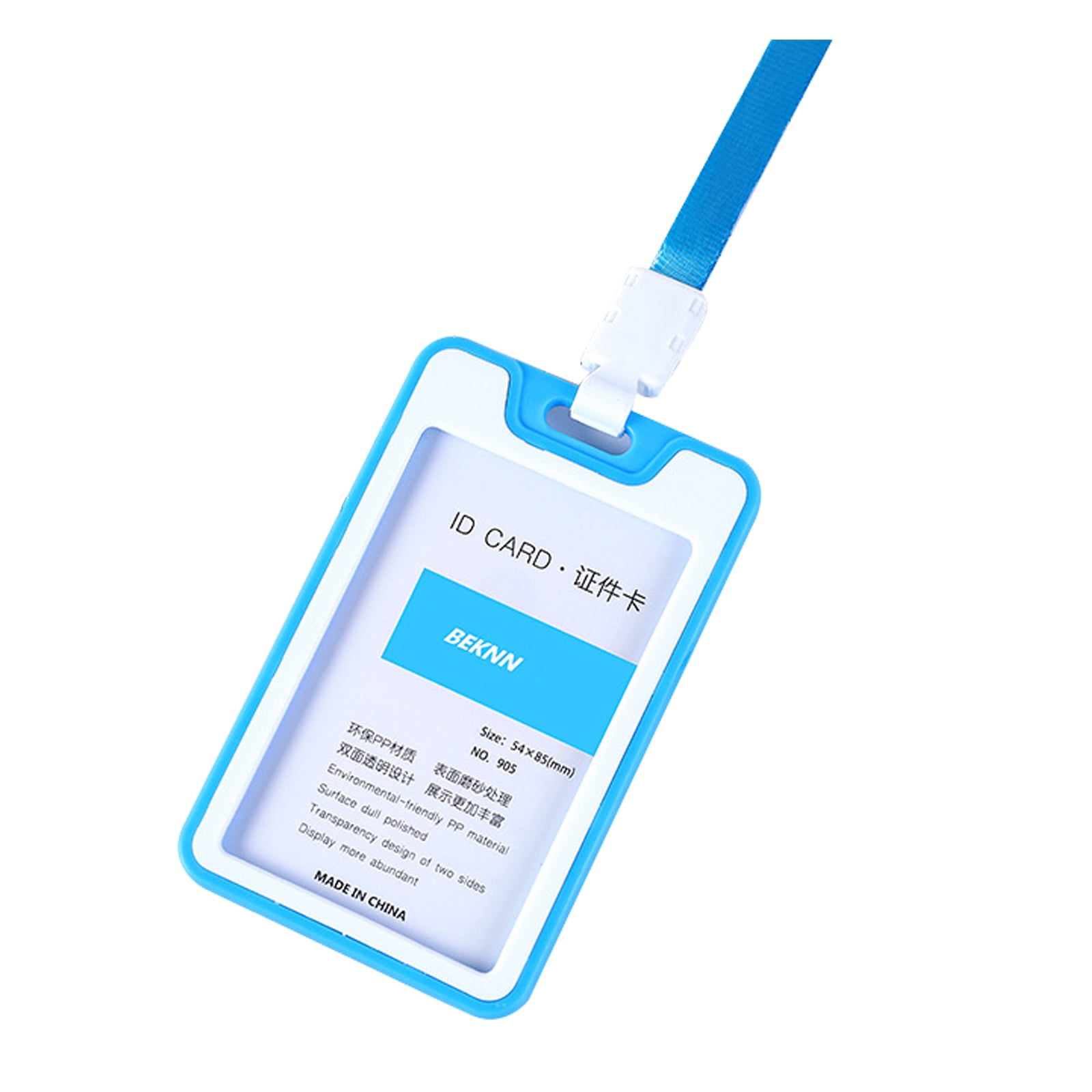 Waterproof ID Card Covers Kit With Lanyard 5 Cards Capacity For Office waterproof-id-card-covers-kit-with-lanyard-5-cards-capacity-for-office