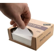 Hamburger Patty Paper Sheets, Wax Paper Squares 250 pcs 6" X 6" Non ...