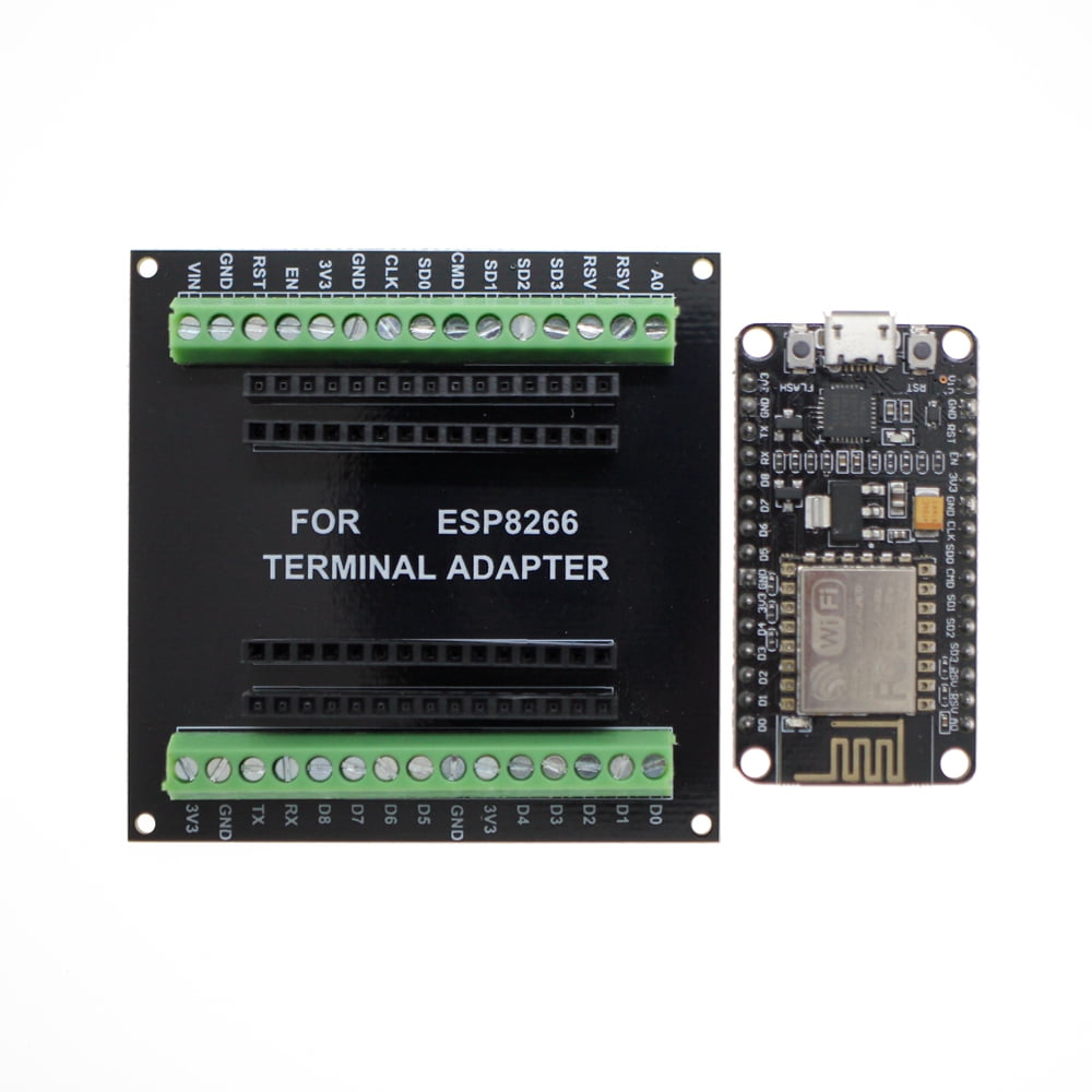 【MRD065B】Placa expansión ESP8266 GPIO 1 a 2 + ESP8266 ESP-12E NODEMCU V2 Placa desarrollo GPIO ...