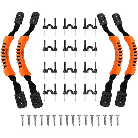 Kayak Carry Handle, Kayak Accessory 4 Pcs Canoe Boat Side Mount Carry ...