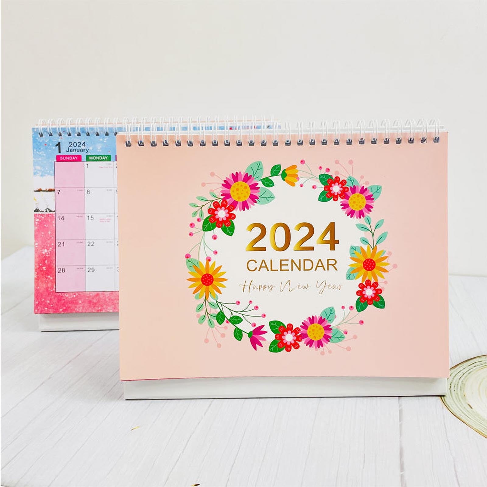 Xihbxyly Oferta Relampago Calendario 2024 Calendario Bloc de Notas ...