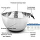 Stellar Stainless Steel Mixing Bowl Set with Silicone Grips & Handles ...