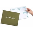 25 Hanging File Folders, Reinforced Hanging Folders, Standard File ...