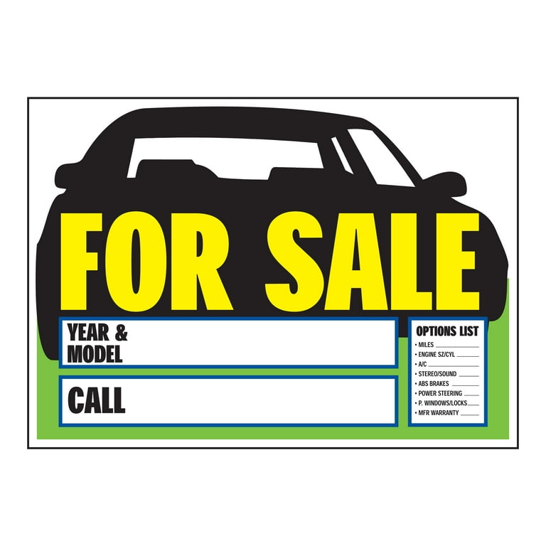 Printable Car For Sale Sign – Free Printable Signs, 51% OFF