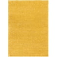 Well Woven Madison Shag Solid Ethnic Modern Area Rug, Yellow - Walmart.com