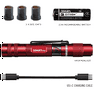 COAST SLAYER RED 1000 Lumen USB-C Rechargeable LED Flashlight - Walmart.com