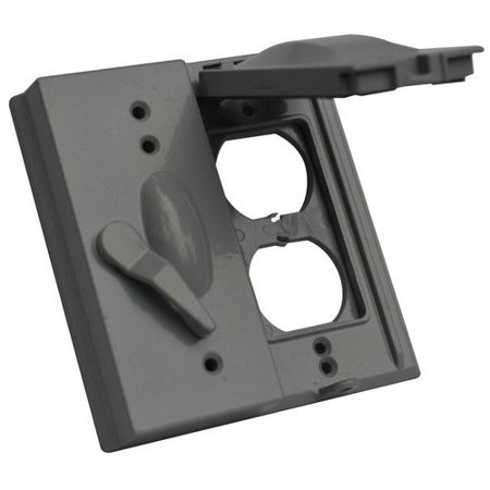 Multi-Use Weatherproof Covers 2 Gang with Switch - Walmart.com