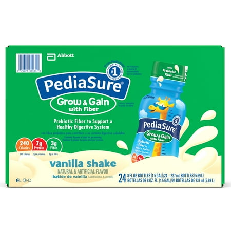 UPC 070074534442 - PediaSure Vanilla with Fiber Shake - 24 pk ...