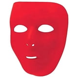 Walmart Red Full Face Mask for Masquerade and Theater Costume Party ...