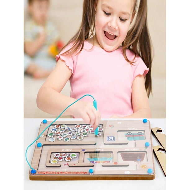 Magnetic Bead Maze Educational Toy For Toddlers, Beneficial For Early ...