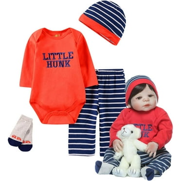 Get Ready Kids Baby Boy Doll Clothes Set, 3 Outfits - Walmart.com