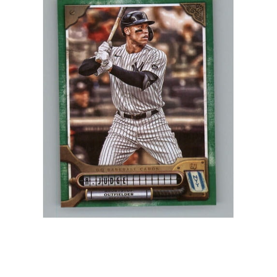 2022 Topps Gypsy Queen Green #6 Aaron Judge New York Yankees MLB ...