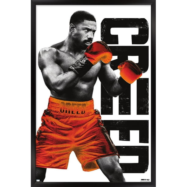 Creed III - Adonis Black and White Wall Poster, 22.375" x 34" Framed ...