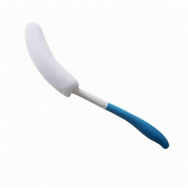 Long Handle Bath Brush 15.35" Anti-Slip Curve Shower Back Brush for ...