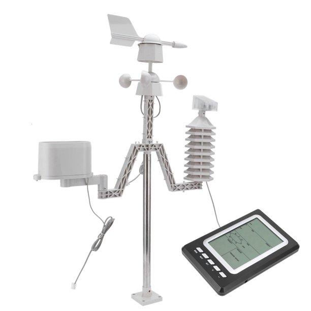 Weather Forecast Station, Indoor Outdoor Forecast Station With LCD ...