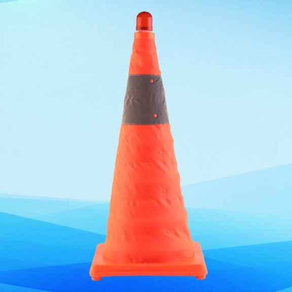 ViewBrite Collapsible LED Light up Traffic Cone, Bright Reflective ...