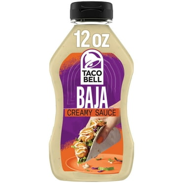 Taco Bell Creamy Chipotle Sauce 12 fl oz Bottle Spicy Flavor for ...