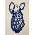 BLUE Chicken Coop Flock Block Bird Seed Hanging Bag Veggie Treat Holder ...