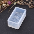 1pc Rectangle Shape DIY Silicone Molds Resin Casting Molds For UV Resin ...