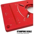 Aluminium Router Table Insert Plate for Woodworking, Trimming Machine ...