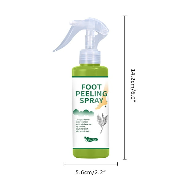 Exfoliating Spray Foot Peeling Spray 100ml Green Tea Foot Care Spray ...