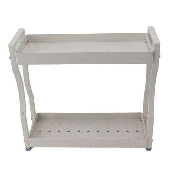 Double Layer Cabinet Shelf,Coffee Bar Storage Rack Countertop Storage ...