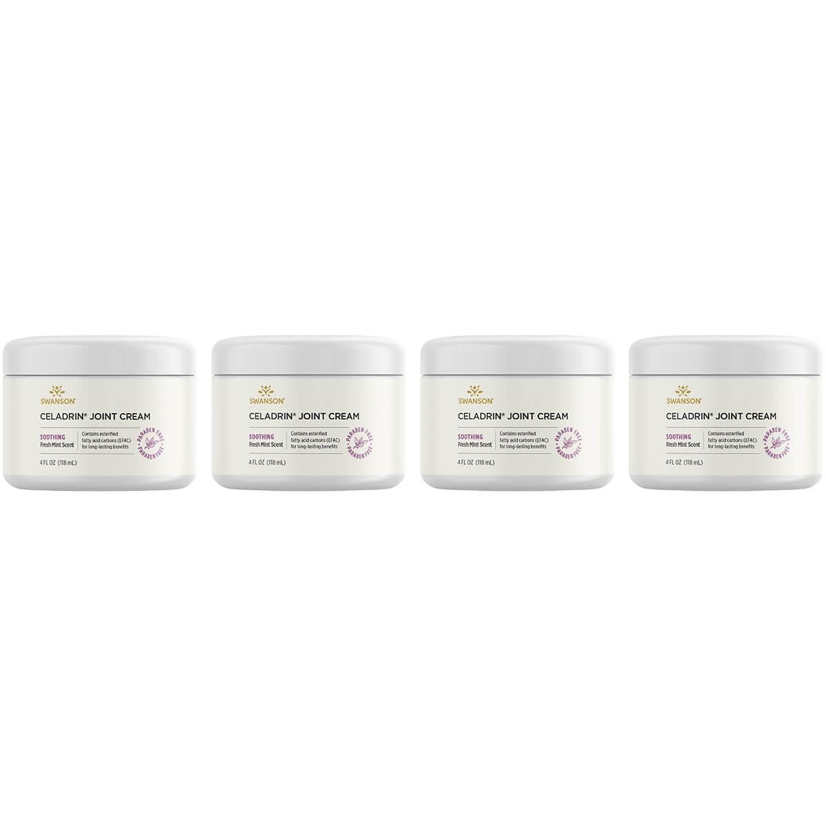 Swanson Celadrin Joint Cream 4 fl oz Cream 4 Pack - Walmart.com