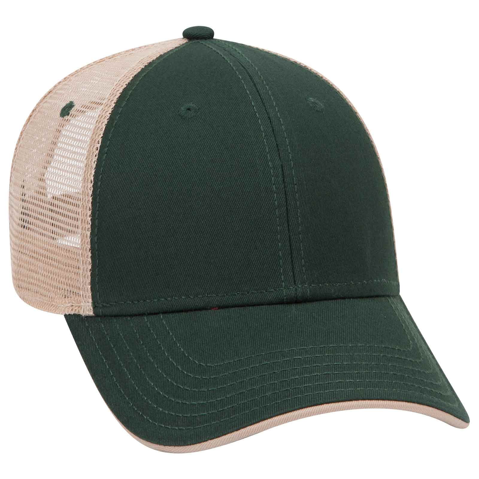 OTTO CAP 6 Panel Low Profile Mesh Back Trucker Hat - Walmart.com