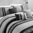 Jml King Size 7 Piece Comforter Set Soft Microfiber With Embroidery