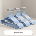 10Pcs Non-Slip Plastic Coated Hangers for Adults Women, Heavy-Duty Slim ...