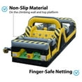 TentandTable 60' Commercial Inflatable Obstacle Course, Venom 2 Piece ...