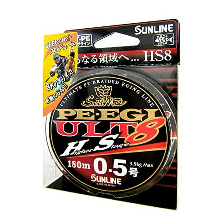 Sunline PE Line Salty Mate PE Egi ULT HS8 180m 0.5 3.9kg 8 White Pink Light Green | Walmart Canada