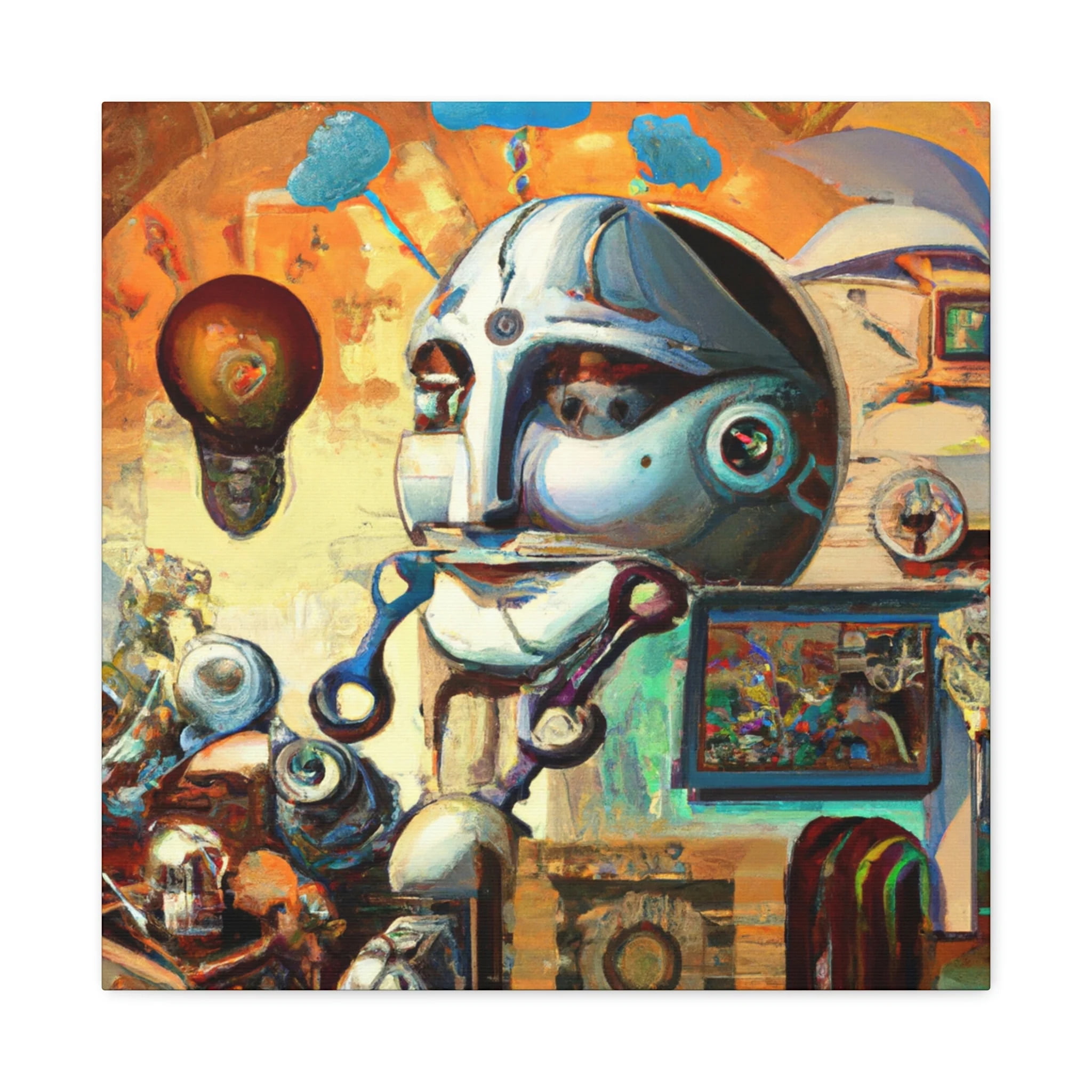 AI In Creating Art - Canvas - Walmart.com