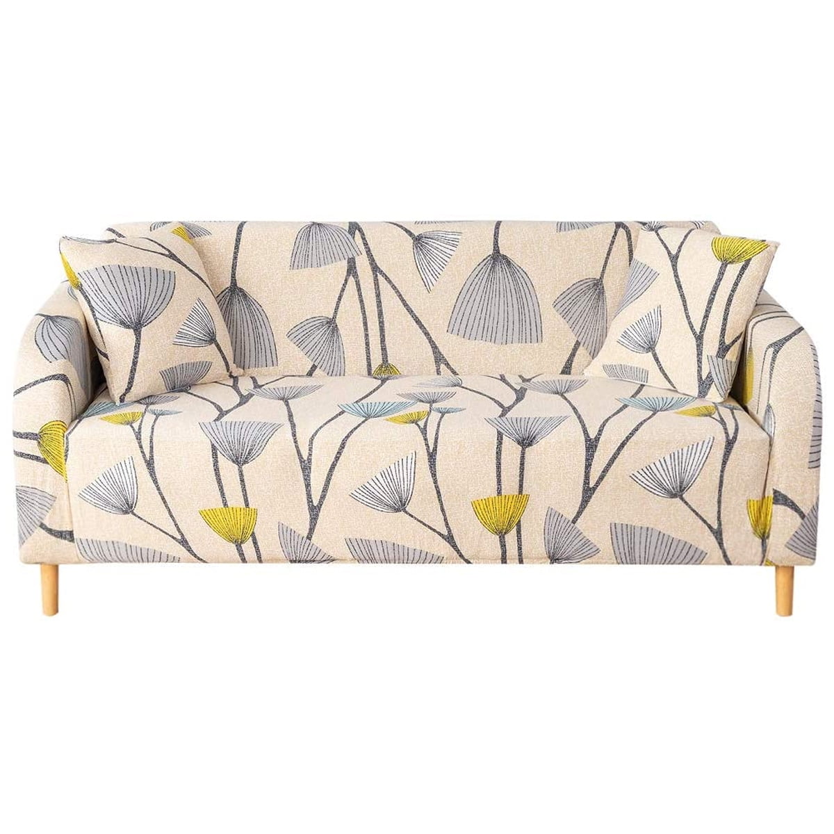 Printed Stretch Sofa Cover, Printed Sofa Cover Stretch Couch Cover ...