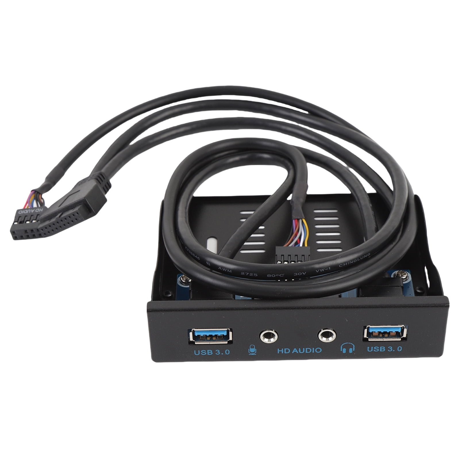 Floppy Front Panel USB Hub, 3.5 Inch 19PIN to USB 3.0 Metal Front ...