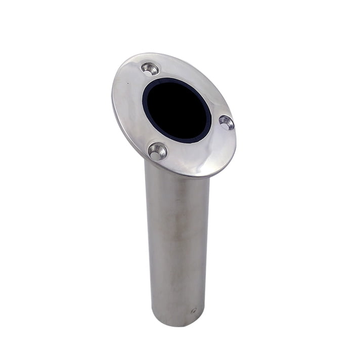 White Water 5613SP15 Stainless Steel Rod Holders with Black Liner, 15 ...